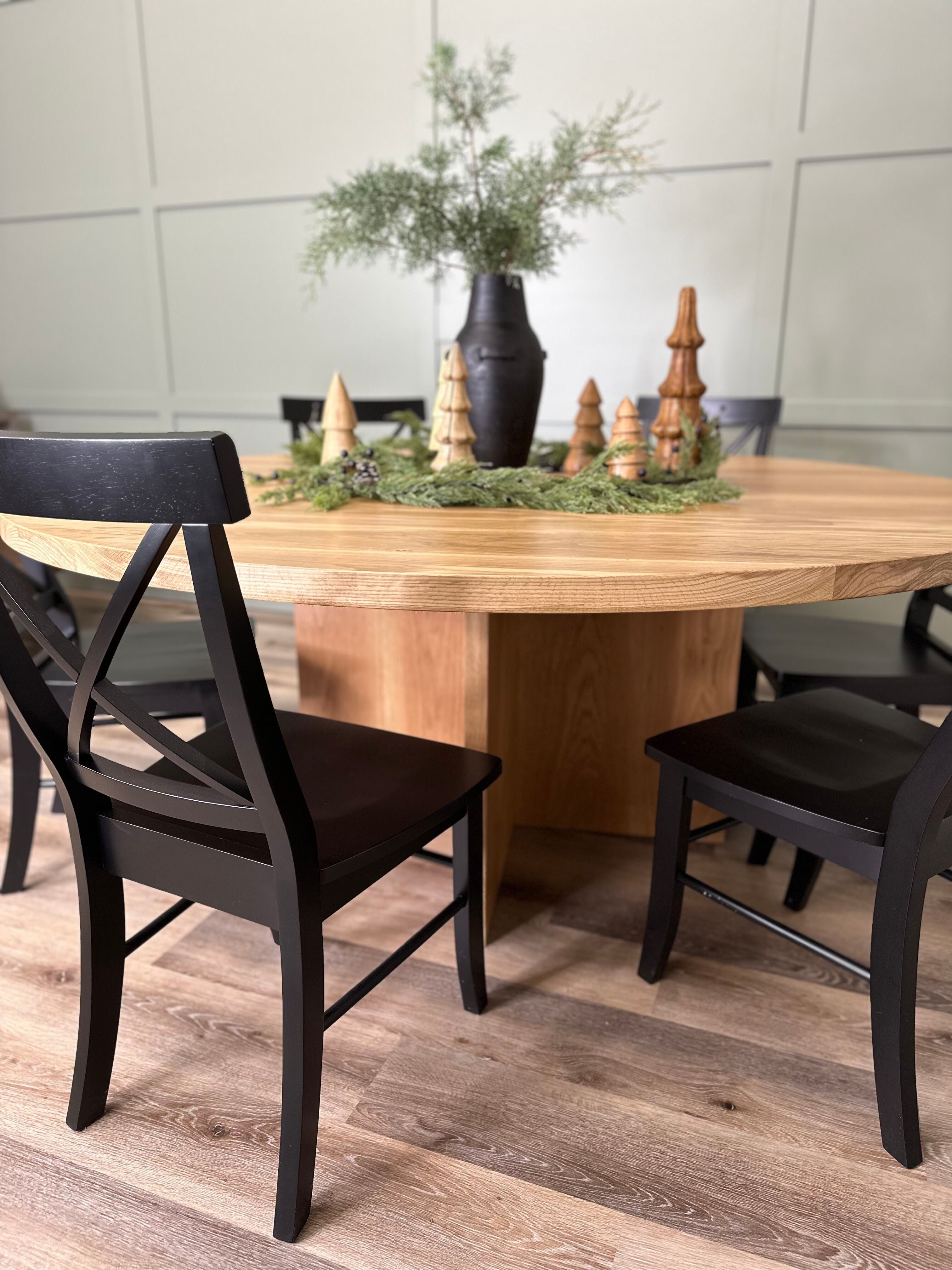 LC Pedestal Table – Liberty Woodcraft