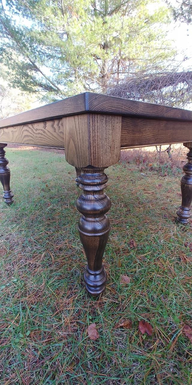 Nancy Turned Leg Table – Liberty Woodcraft