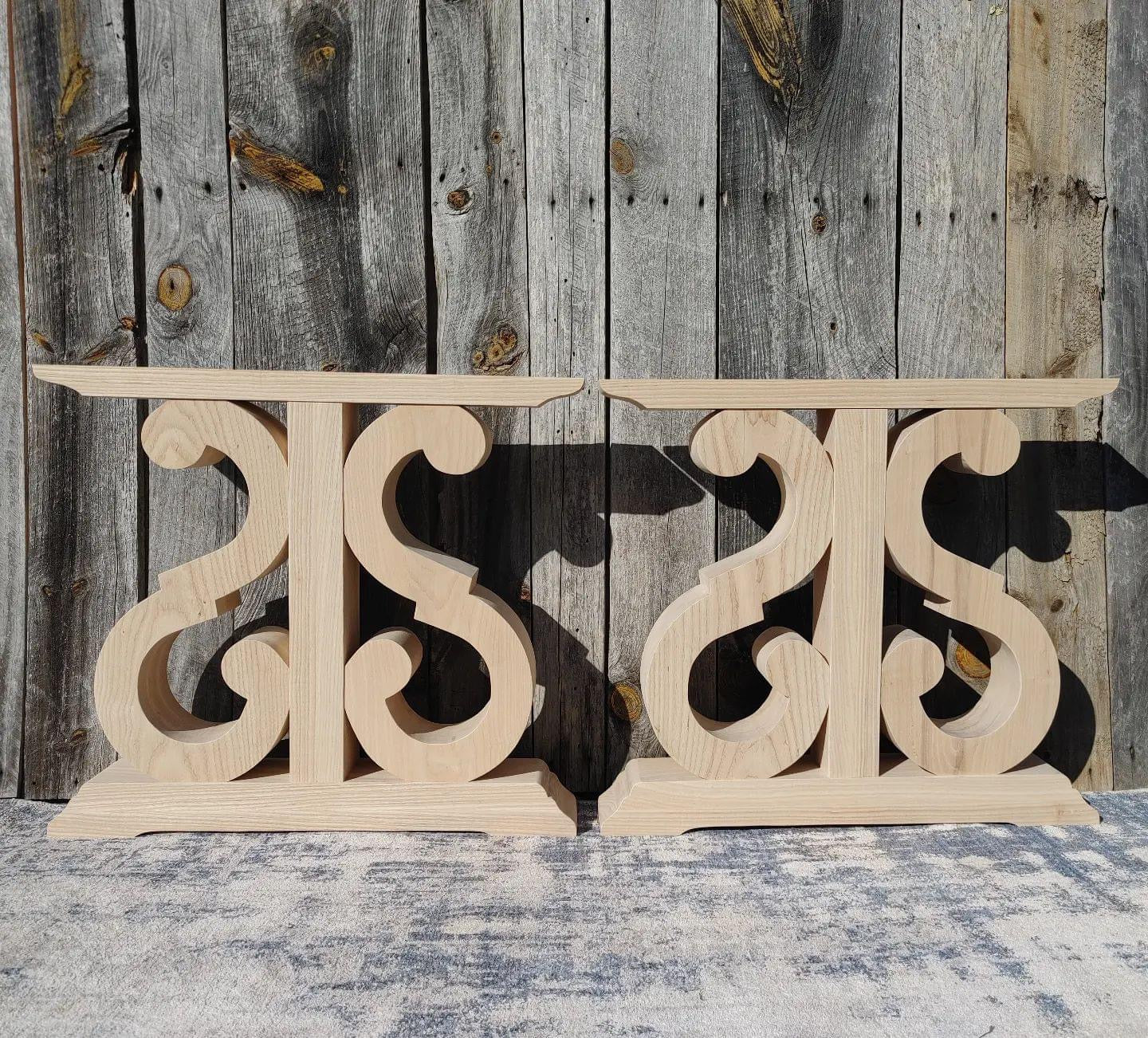 Scroll Table Base Set – Liberty Woodcraft